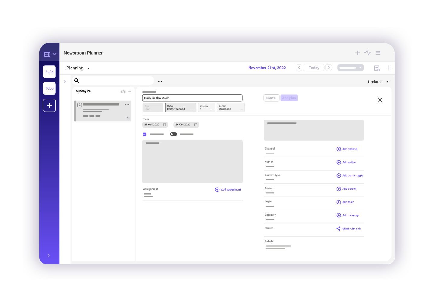 Newsroom Planner - Naviga Global
